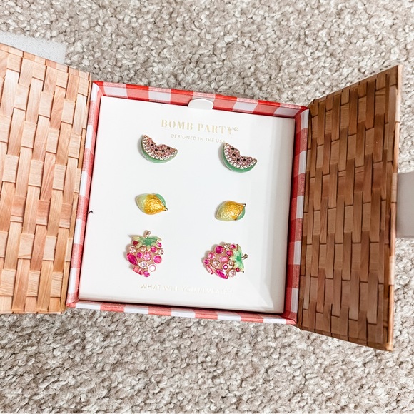 Jewelry | Rbp Bomb Party Market Fresh Earring Set | Poshmark